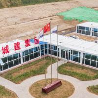 China Online Technical Support Flat-Rack Steel Outside Temporary Living Tiny Container Cabin for sale