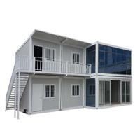 China Customized Color Prefab Hotel Shop Office with Supply in Luxury Villa Steel Structure for sale