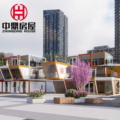 China Detachable Container Prefab Resort Hotel Building Rooms with Online Technical Support for sale