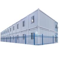 China Professional Design Duplex 20 Wendy Prefab Flat Container House with Customized Color for sale