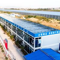 China Modern Design OEM/ODM Luxury Steel Frame Flat Pack House Hotel 3 Bedrooms Prefab 40ft for sale