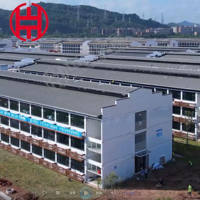 China Fast Assembly Prefab Flat Pack Container Homes for Porojects Apartment Office Hospital for sale