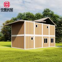 China 2 Story Luxury Villa Modular Prefabricated Home with Kitchen Bathroom and 3 Bedrooms for sale