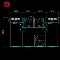 China 2 Story Luxury Villa Modular Prefabricated Home with Kitchen Bathroom and 3 Bedrooms for sale