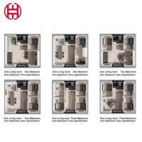 China 20ft or 40ft Detachable Modular Luxury Villa Heat-insulated Prefab House for Apartment for sale