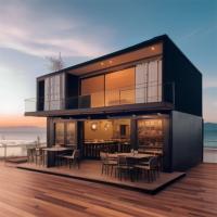 China Portable 3 Bedroom Prefab Container House With Steel Structure for sale