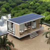 China Detachable Container Hurricane Proof Prefab House With Solar Electricity For Morocco for sale