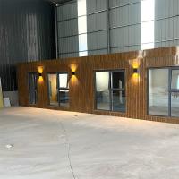 China 40FT Prefab Container House with Solar Panels Modern Design Hurricane Proof Modular Home for sale
