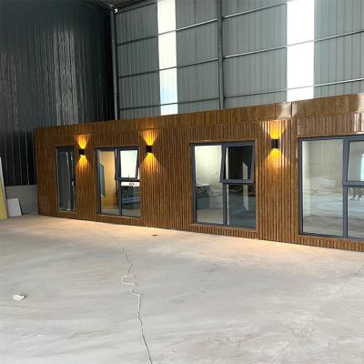 China 40FT Prefab Container House with Solar Panels Modern Design Hurricane Proof Modular Home for sale