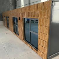 China 40FT Prefab Container House with Solar Panels Modern Design Hurricane Proof Modular Home for sale