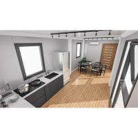 China 40FT Prefab Container House with Solar Panels Modern Design Hurricane Proof Modular Home for sale