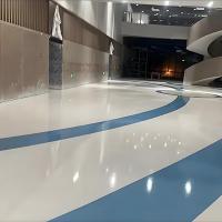 China Concrete Terrazzo Epoxy Floor Coatings 80MPa Epoxy Terrazzo Flooring For Exhibition Halls for sale