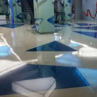 China Concrete Terrazzo Epoxy Floor Coatings 80MPa Epoxy Terrazzo Flooring For Exhibition Halls for sale