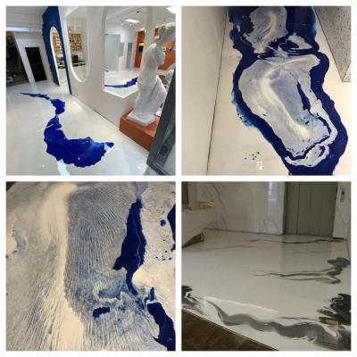 China Water Based Marble Flooring Paint High Simulation Concrete Paint Marble for sale