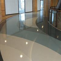 China Concrete Terrazzo Epoxy Floor Coatings 80MPa Epoxy Terrazzo Flooring For Exhibition Halls for sale