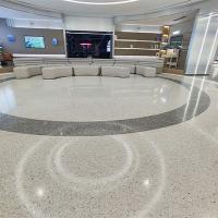 China Concrete Terrazzo Epoxy Floor Coatings 80MPa Epoxy Terrazzo Flooring For Exhibition Halls for sale
