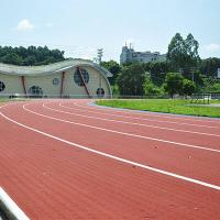 China All Plastic Synthetic Track Material Self Textured Plastic Running Track for sale