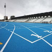 China Environmentally Friendly EPDM Running Track Non Toxic Synthetic Track Material for sale