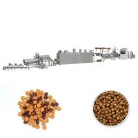 China 500kg/h Dry Dog Food Pellet Extruder Machine Twin Screw 75kw for sale