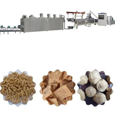 China Soy Protein Extruder Plant 100-300kg/h Textured Soya Chunk Production Line for sale