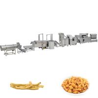 China Industrial Fried Wheat Flour Production Line 120-150kg/H Capacity Snack Frying Machine for sale