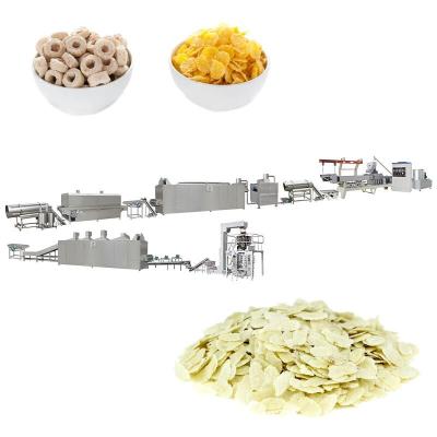 China Corn Flakes Making Machine Snack Food Puffing 150 Kg/H for sale