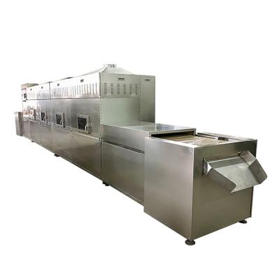 China 380V Multi Function Microwave Drying Machine 200-300kg/h High Efficiency Food Snack Roaster for sale