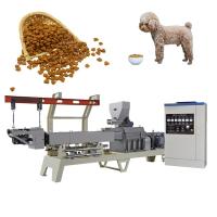 China Automatic Dog Food Pet Food Manufacturing Line 500-2500 kg/h Stainless Steel 304 for sale
