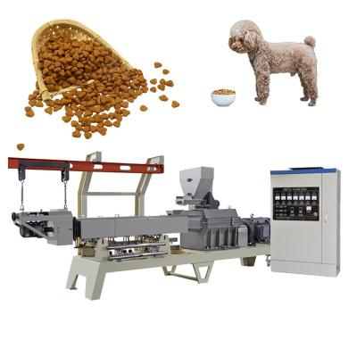 China Automatic Dog Food Pet Food Manufacturing Line 500-2500 kg/h Stainless Steel 304 for sale
