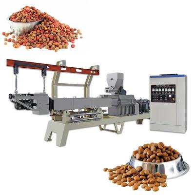 China Twin Screw Pet Dog Food Extruder Machine 100-1000kg/h Stainless Steel 304 for sale