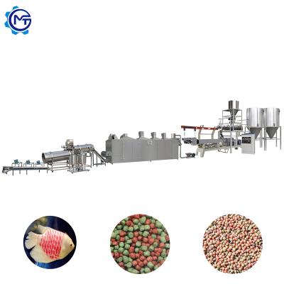 China 80kw Fish Feed Processing Line Production Plant Extruder Machine 500kg/H for sale