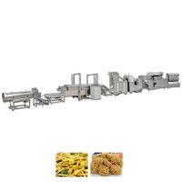 China Fried Snack Food Production Line 150-200 kg/h Flour Pasta Extruder for sale