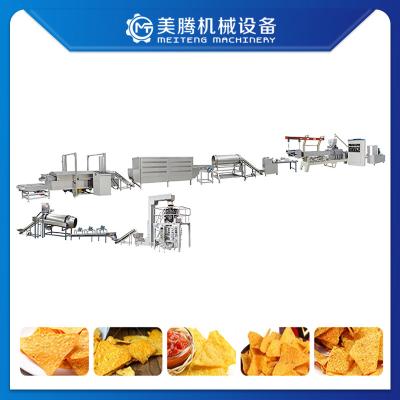 China Silk Road65 Tortilla Chips Production Line 120-150kg/h Stainless Steel Extruder for sale