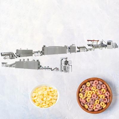 China 38CrMoAL Twin Screw Corn Flakes Production Line 200-240kg/h 25000x1500x2200mm for sale