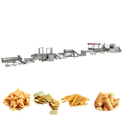 China Automatic Snack Pellet Frying Line 200kw Salad Stick Machine for Fish Duck Bugles Shapes for sale