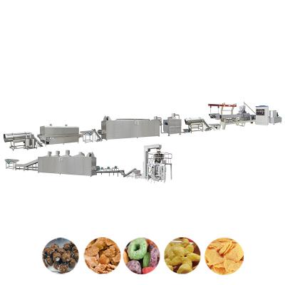 China Nordgetreide Breakfast Cereal Production Line 90kw Corn Flaker for sale