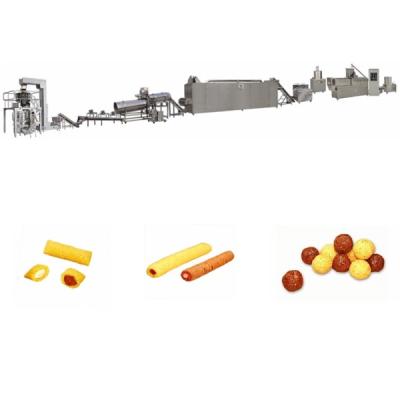 China Industrial Corn Puff Snack Production Line 150kg/H Twin Screw Extruder for sale
