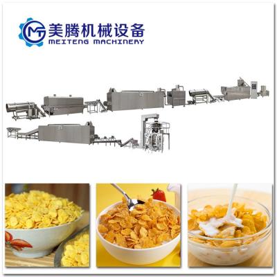 China 380V 50hz 3PHASE Corn Flaker Breakfast Cereal Making Machine 150kg/H for sale