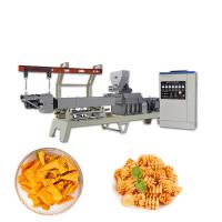 China SS 201 304 Fried Snack Production Line Double Screw Extruder Machine 200KG/H for sale