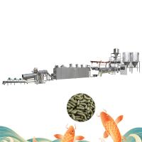 China Automatic Floating Fish Feed Pellet Machine 380V 50Hz 1000kgH Production Line for sale