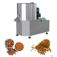 China SS201 Floating Fish Feed Extruder Machine 120-150kg/h Capacity Silk Road70 for sale