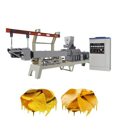 China SIEMENS Tortilla Chips Production Line Extruding Machine 300kg/H Twin Screw Extruder for sale