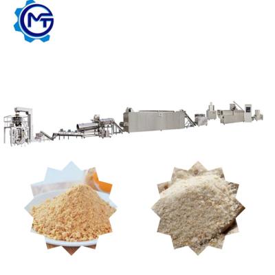 China Food Grade SS201 Panko Double Screw Extruder Bread Crumb Machine for sale