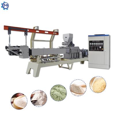 China 22kw Cereal Making Machine 300kg/H Twin Screw Extruder for Baby Food Rice Powder Production Line for sale