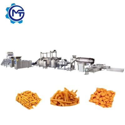 China Industrial Automatic Snack Food Frying Production Line 55kw 150-500kg/h for sale