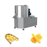 China SIEMENS Motor Snack Food Production Line Corn Puff Making 100-150 kg/h V Belt Drive for sale