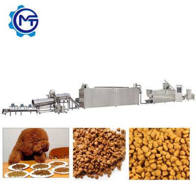 China Siemens CHNT Pet Food Processing Machine 500kg/H Dog Cat Fish Feed Extruder for sale
