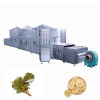 China BSF Larva Sterilization Microwave Drying Machine PLC Control 20kW Continuous for sale
