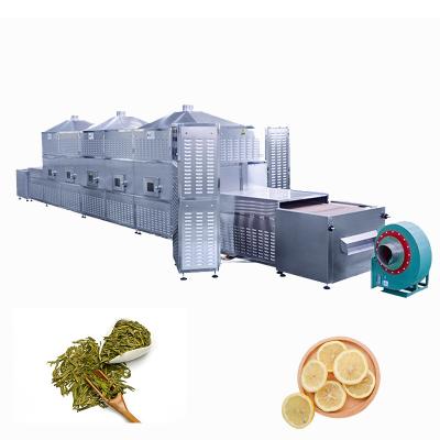 China BSF Larva Sterilization Microwave Drying Machine PLC Control 20kW Continuous for sale