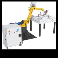 China New energy lithium battery six-axis robot automatic laser welding machine realizes welding process automation for sale